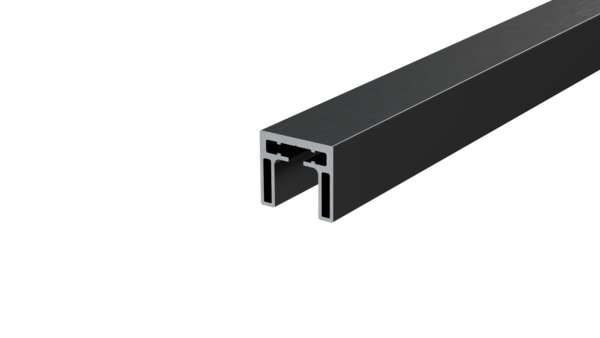 1 5/8" Square Aluminum Cap Rail