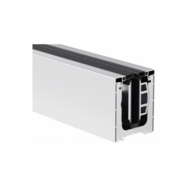 SGS Tilt Lock Pre-Drilled Base Shoe for 9/16"-1" Thick Glass