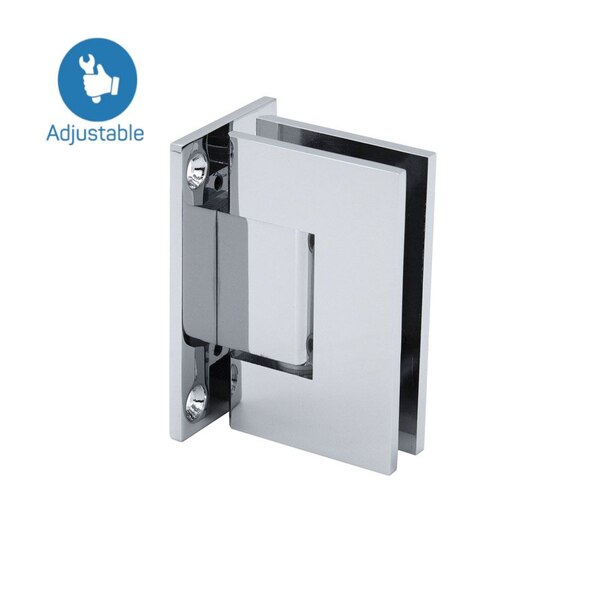 Wall to Glass Full Back Plate Adjustable Hinge | Structure Glass Solutions
