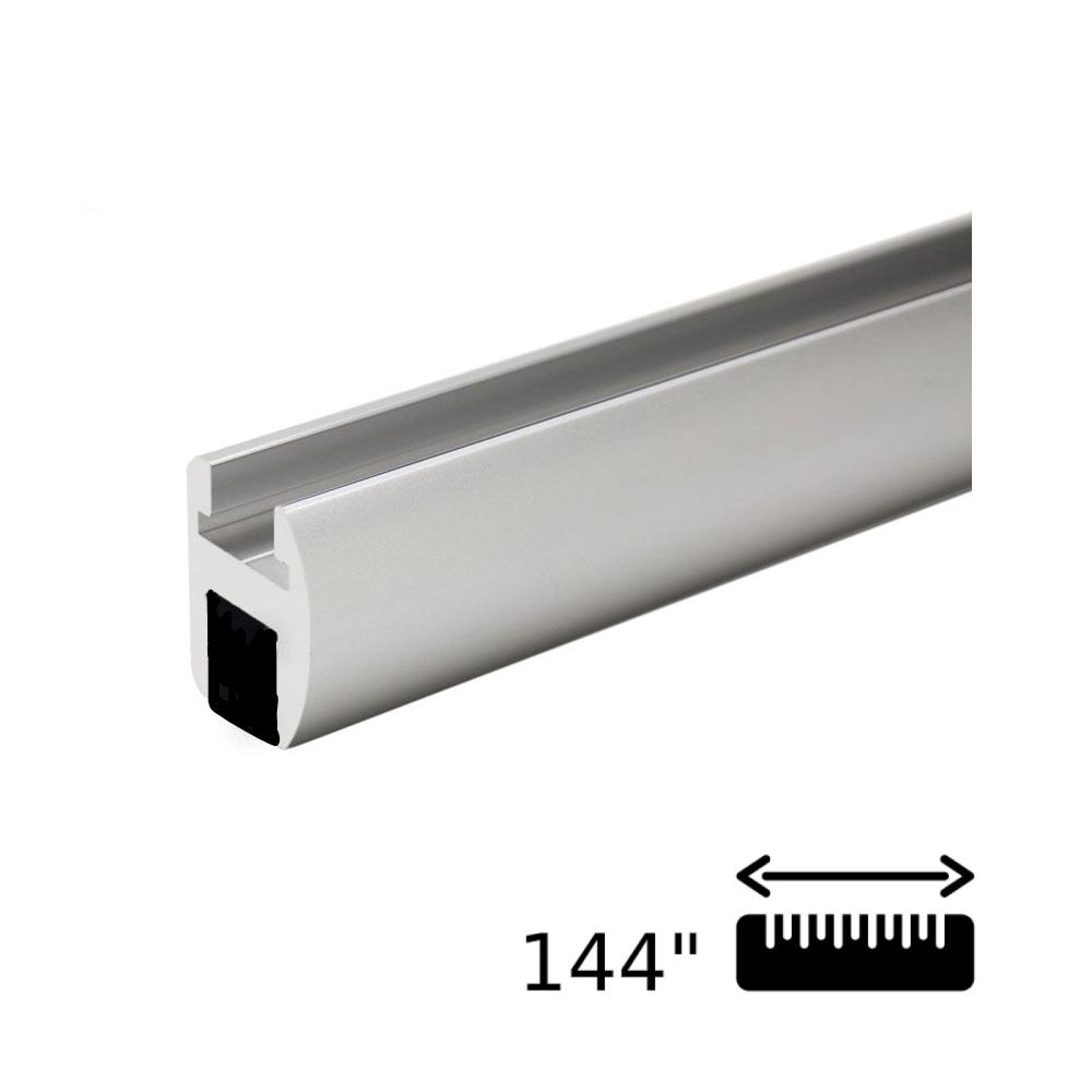 Shower Door Header Extrusion 144"(12ft) | Structure Glass Solutions