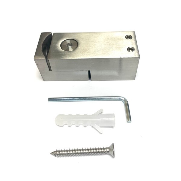 Adjustable Square Tube to Wall Connector | Structure Glass Solutions